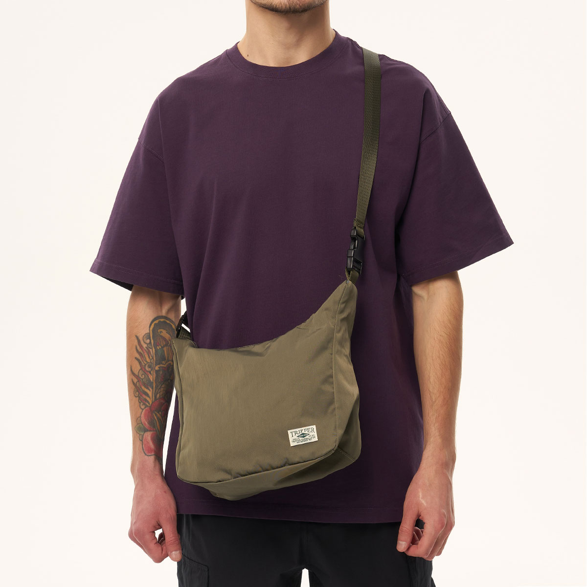 Сумка Triffer Nylon Shoulder Bag Khaki
